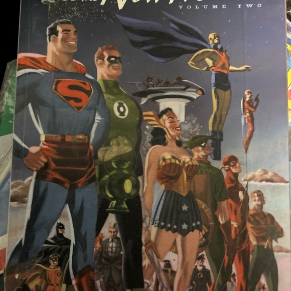 DC Comics | Other | Dc Comics Justice League Poster Red Blue Green ...